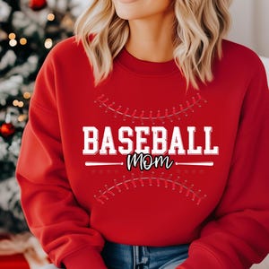 Custom Baseball Mom Sweatshirt, Personalized Gift Hoodie - Etsy