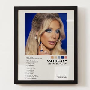Megan Moroney am I Okay Album Digital Poster Print Download - Etsy
