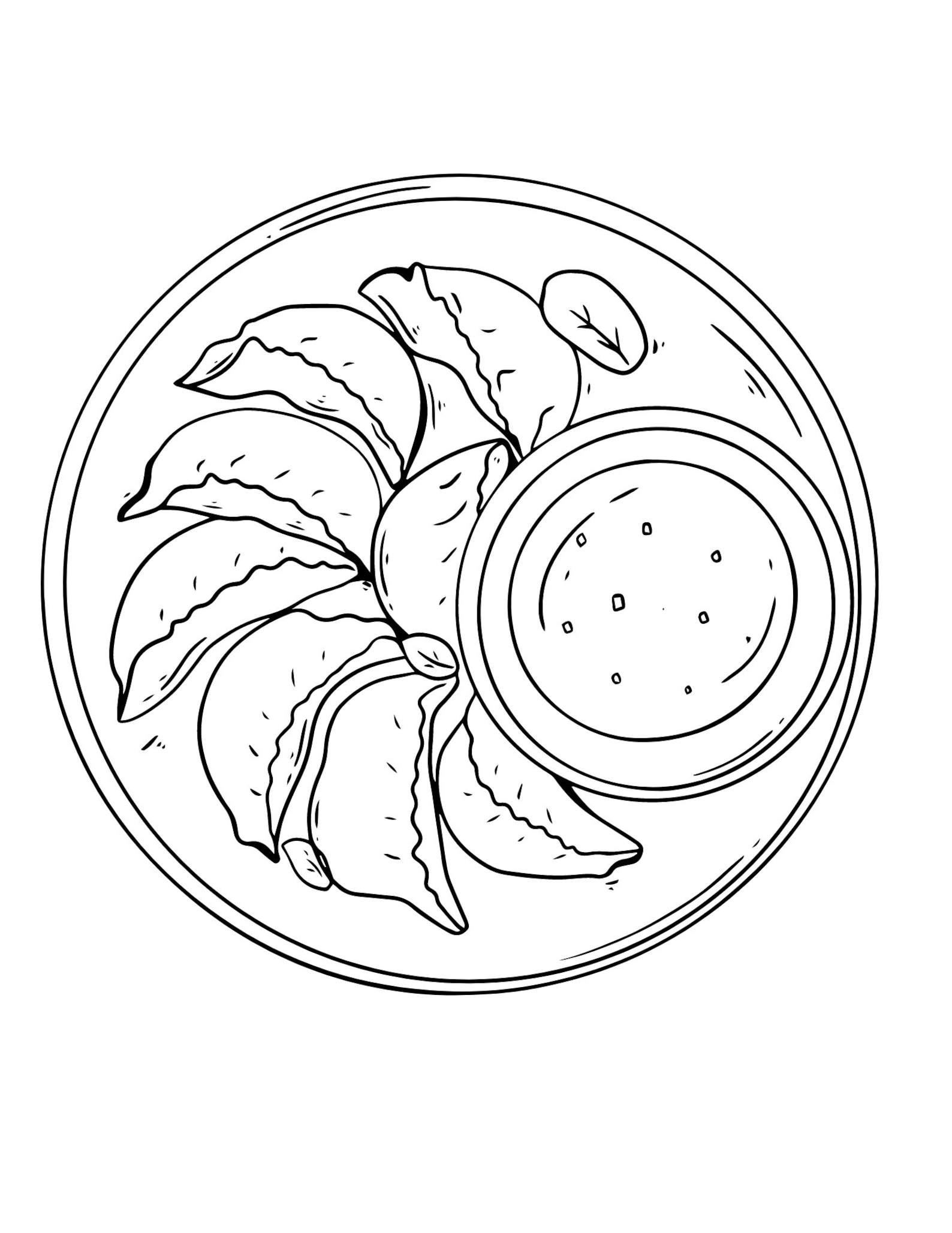 Food and Snacks Coloring Book | Bold and Easy , Food Coloring Pages ...