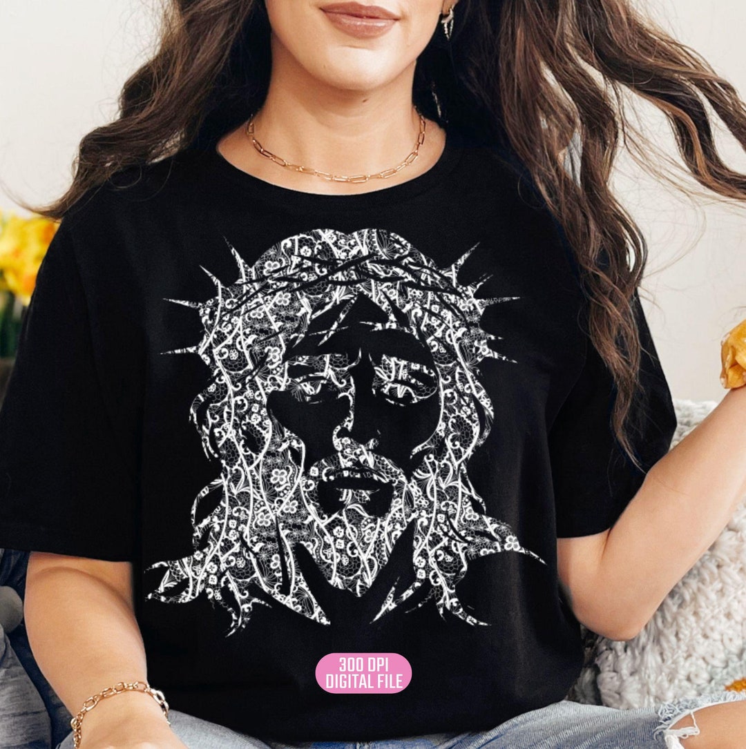 Lace Jesus Easter Png,hand Drawn Easter Png,png Easter,jesus Png ...