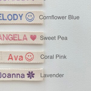 Personalized Name Tag, Embroidery Name Tag, Initial Embroidery Key ...
