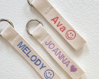 Custom Name Tag, Embroidery Name Tag, Personalized Luggage Tag ...