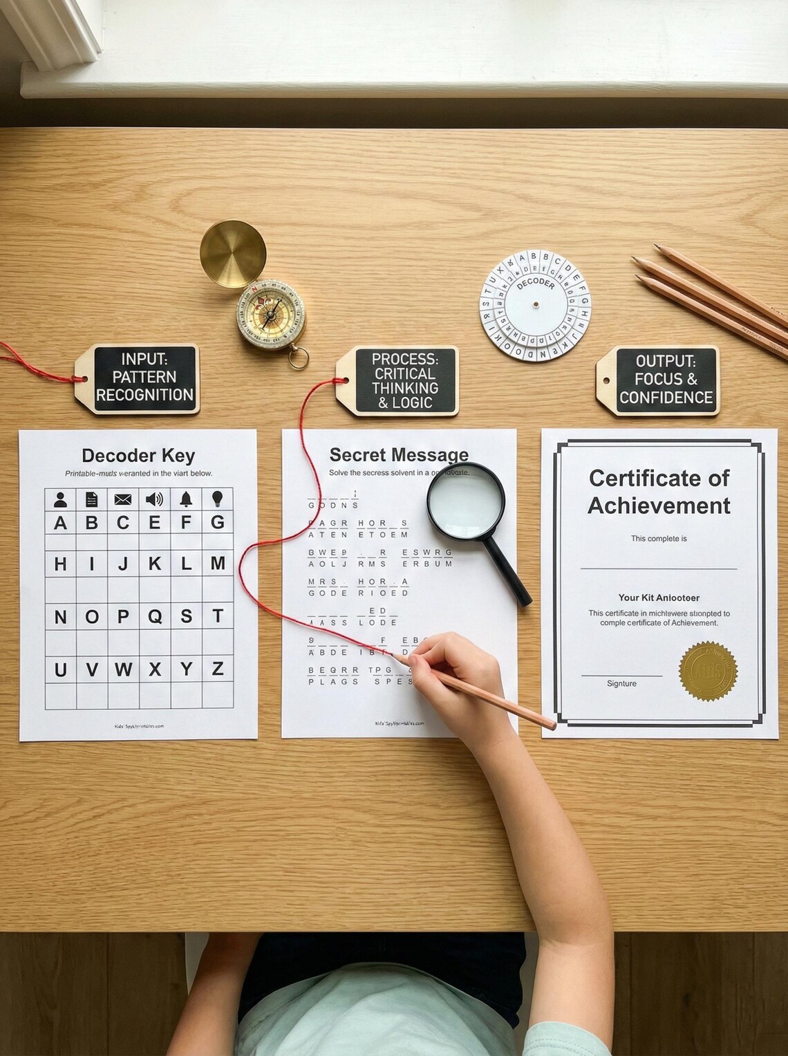 Secret Agent Spy Kit PDF | Printable Treasure Hunt & Cryptography Game ...