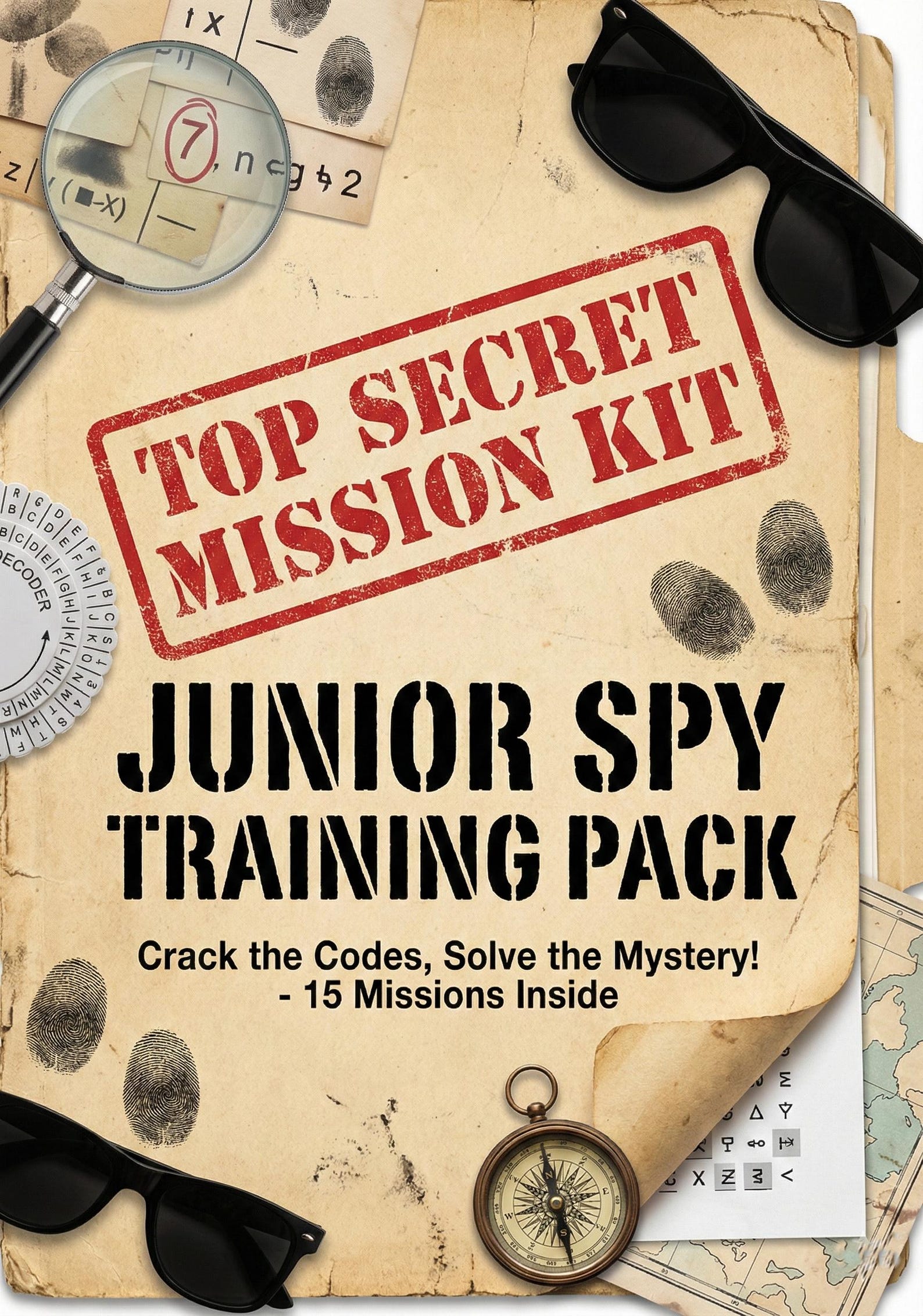 Secret Agent Spy Kit PDF | Printable Treasure Hunt & Cryptography Game ...