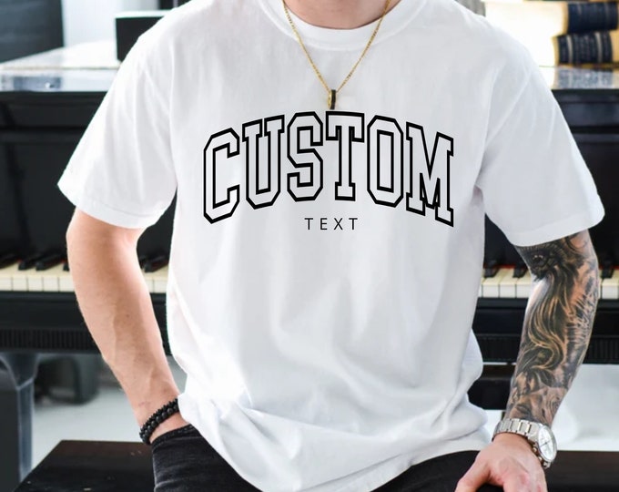 Custom Shirt, Comfort Colors Custom Tee, Comfort Colors, Custom Your ...