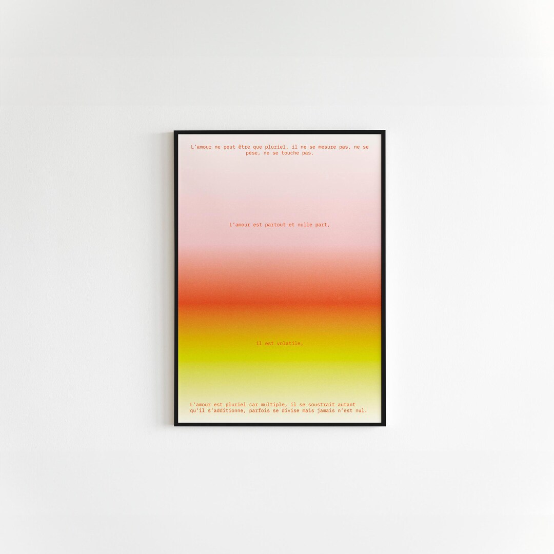 Aura Poster / Gradient Poster / Graphic Wall Art / Colorful Poster ...