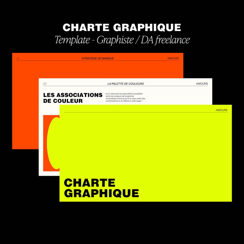 Indesign Graphic Charter Template Graphic Designer Artistic Direction ...