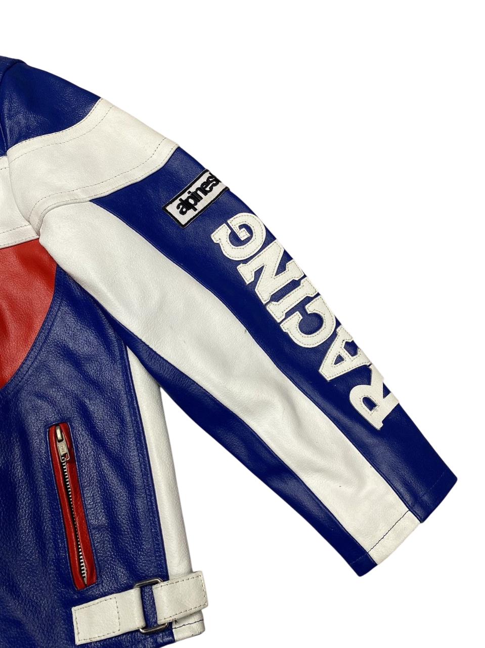 Vintage Honda Racing Leather Jacket Men Retro Racing Jacket Genuine ...