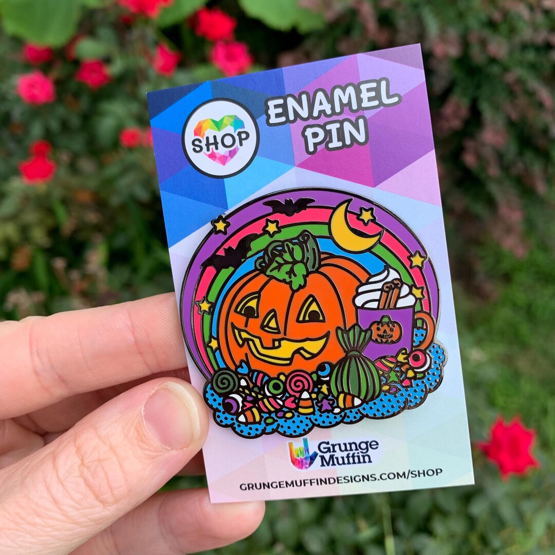 Halloween Candy - Enamel Pin - Etsy