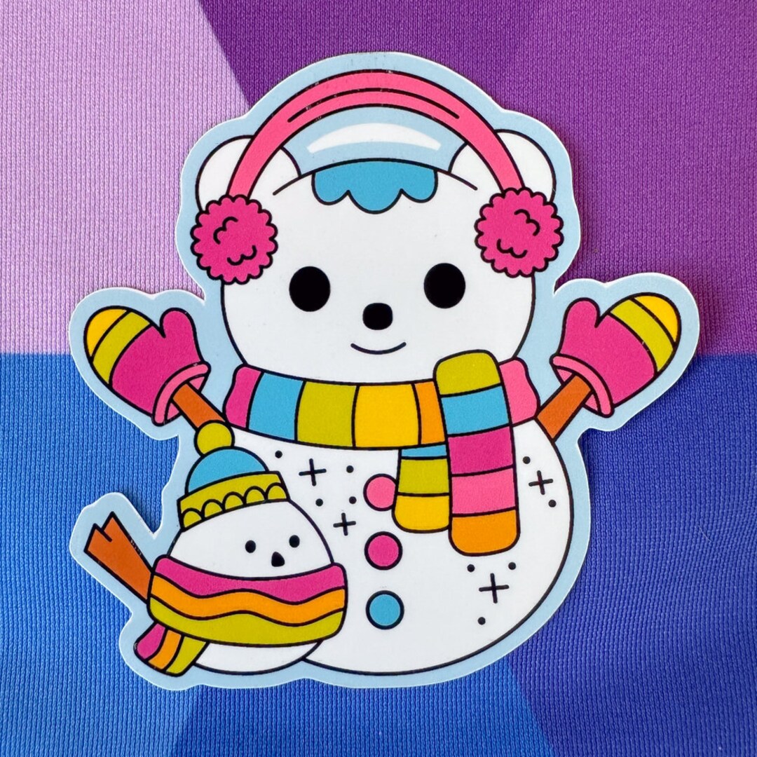 Snow Buddies - Vinyl Sticker - Etsy