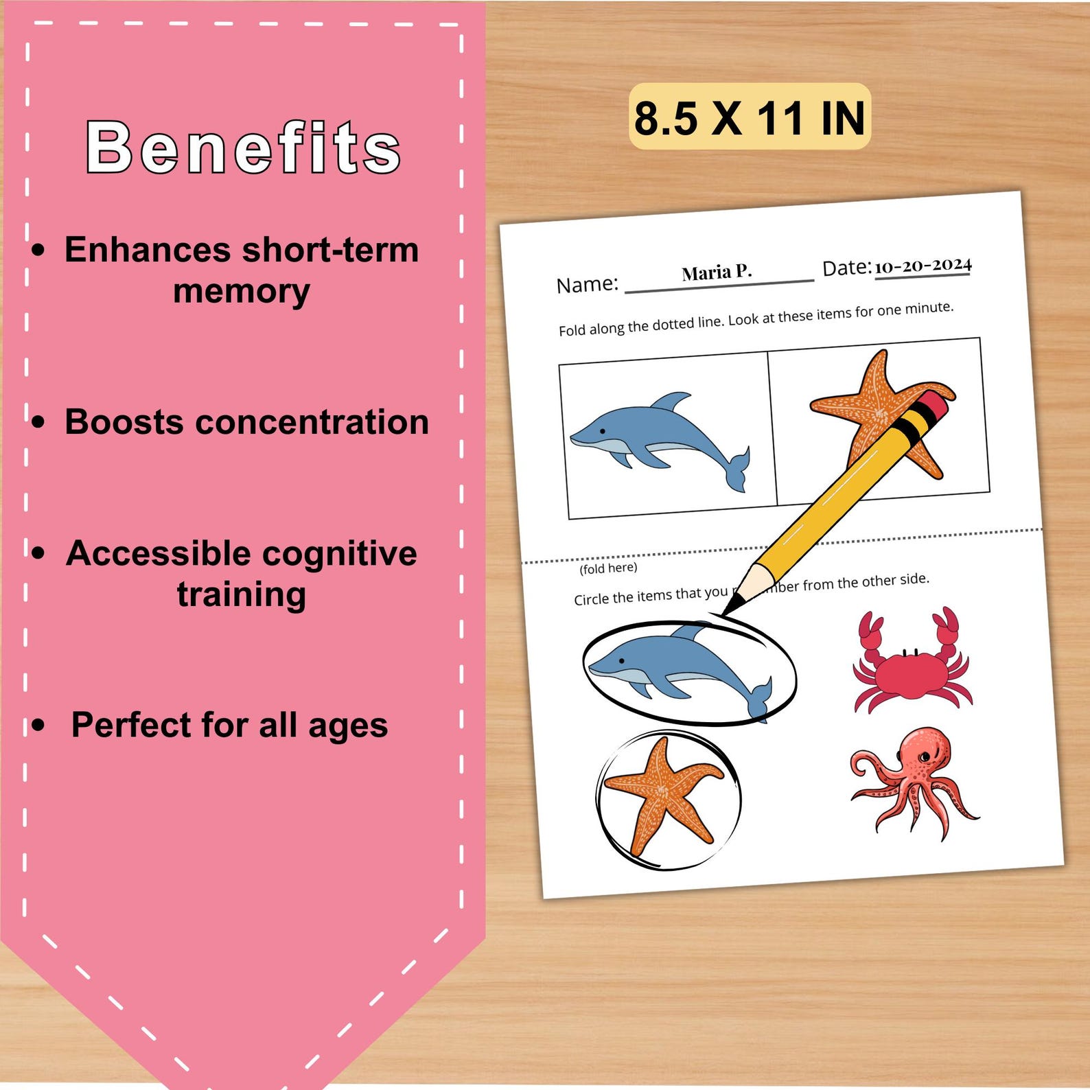 Memory Exercise Worksheet Dementia Activities Cognitive Worksheets ...