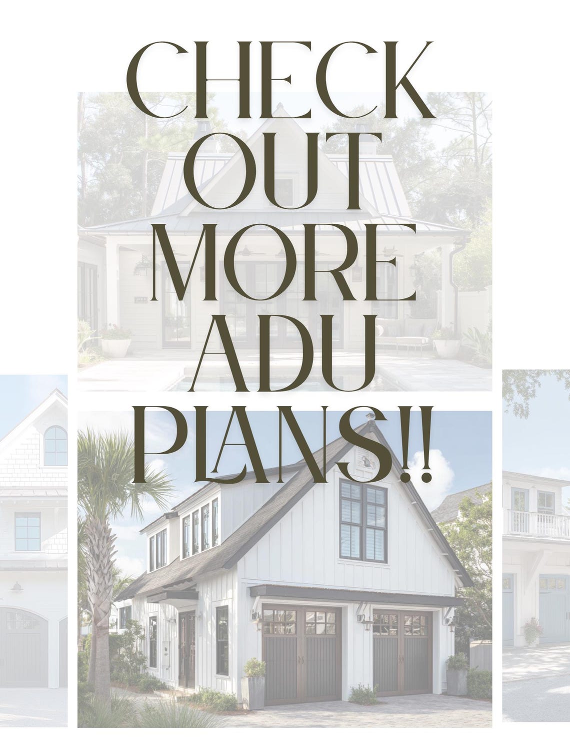 Coastal Cottage Pool House ADU –514 SF Southern Guest House 1 Bed 1 ...