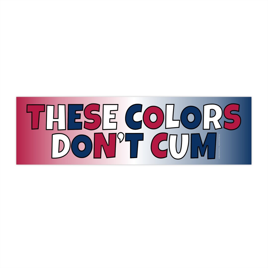 Patriotic Semen Retention Bumper Sticker - Etsy