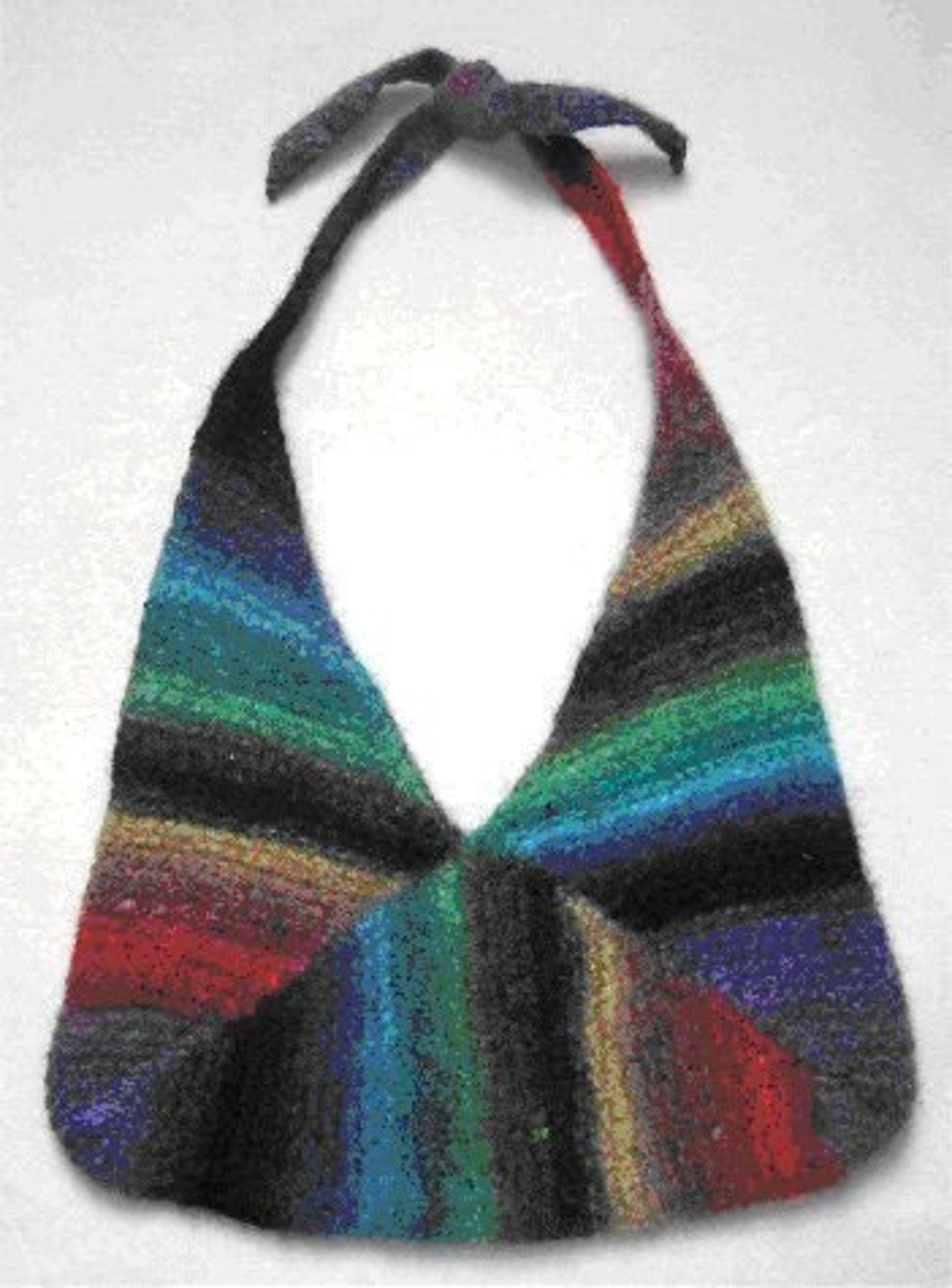 The Rainbow Hand Knit Felted Purse Pattern - Etsy