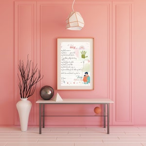Father's Day Handprint Art Craft |father's Day Questionnaire ...