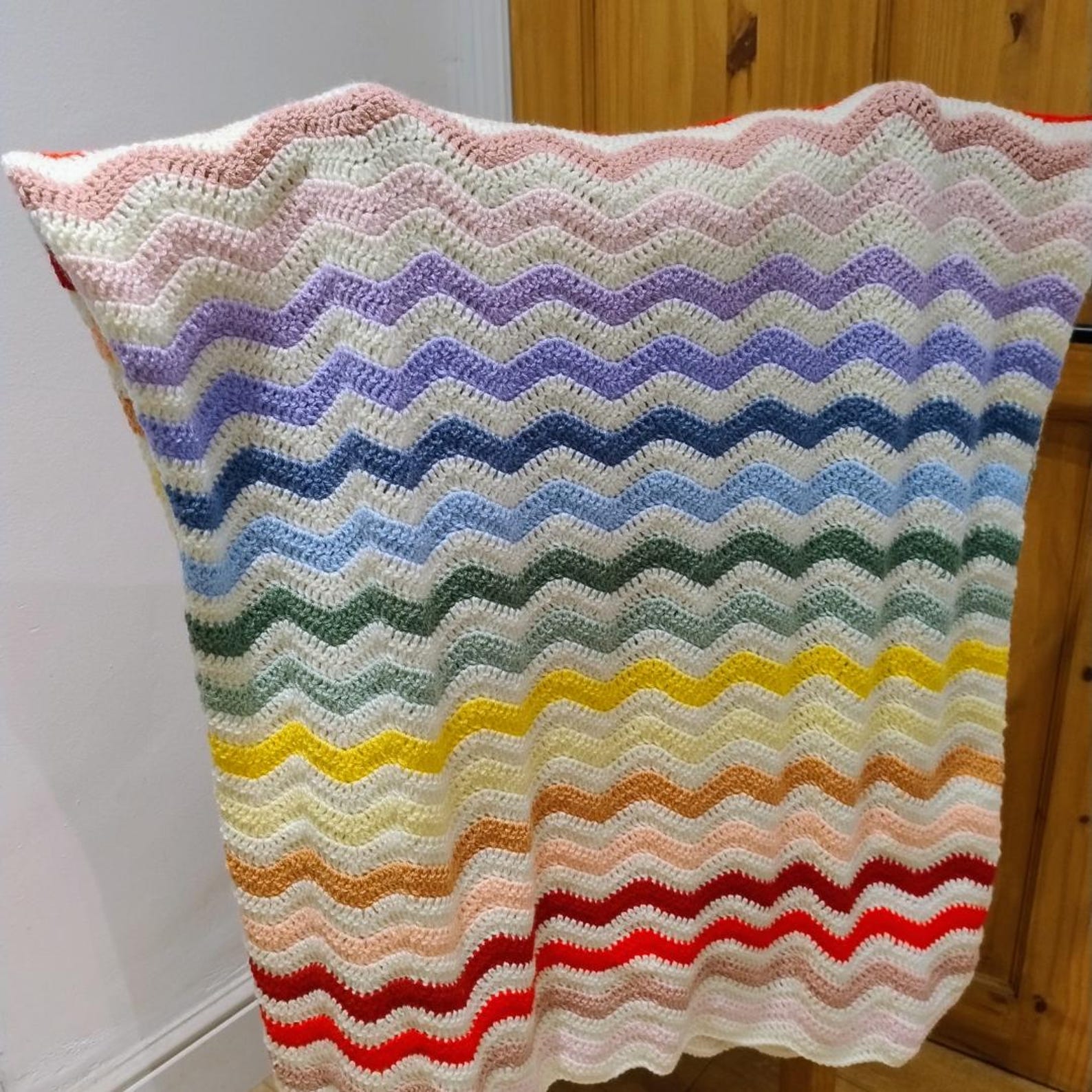 PDF Wave Blanket Pattern Digital File | DIY Crochet Pattern - Etsy