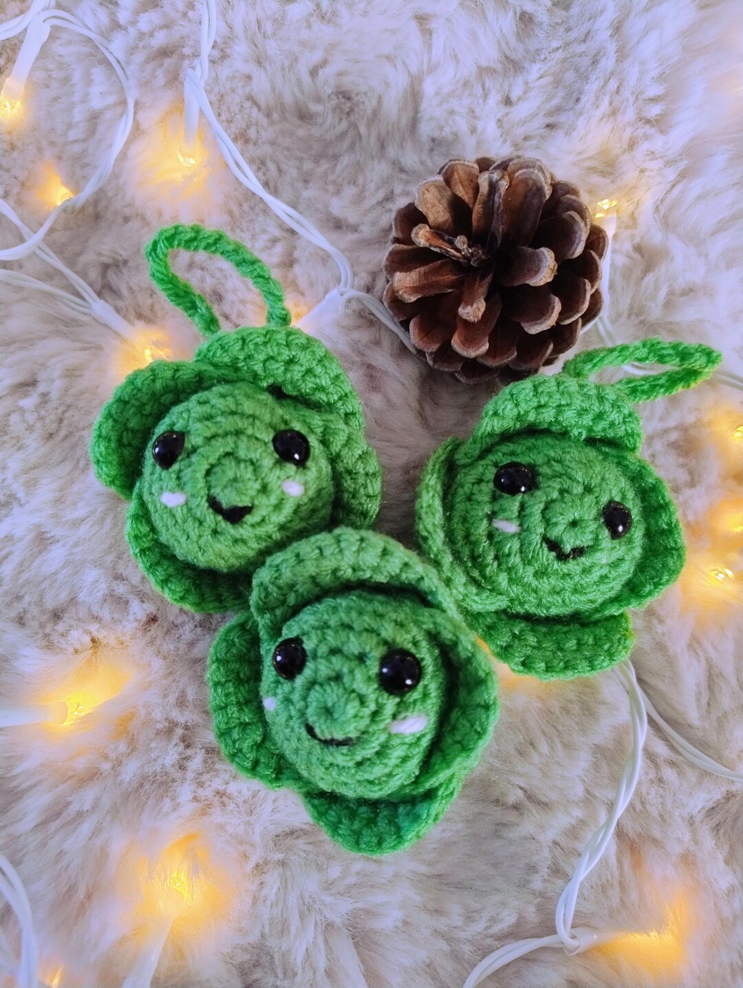 PDF Crochet Sprout Bauble Pattern: DIY Christmas Ornament - Etsy