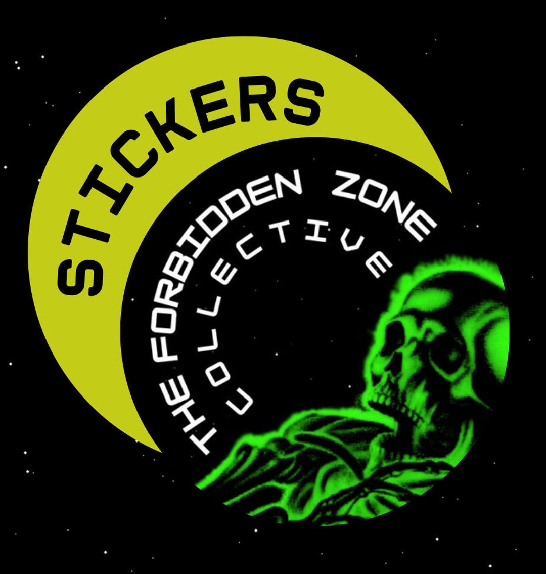 THE FORBIDDEN ZONE/ Logo Sticker - Etsy