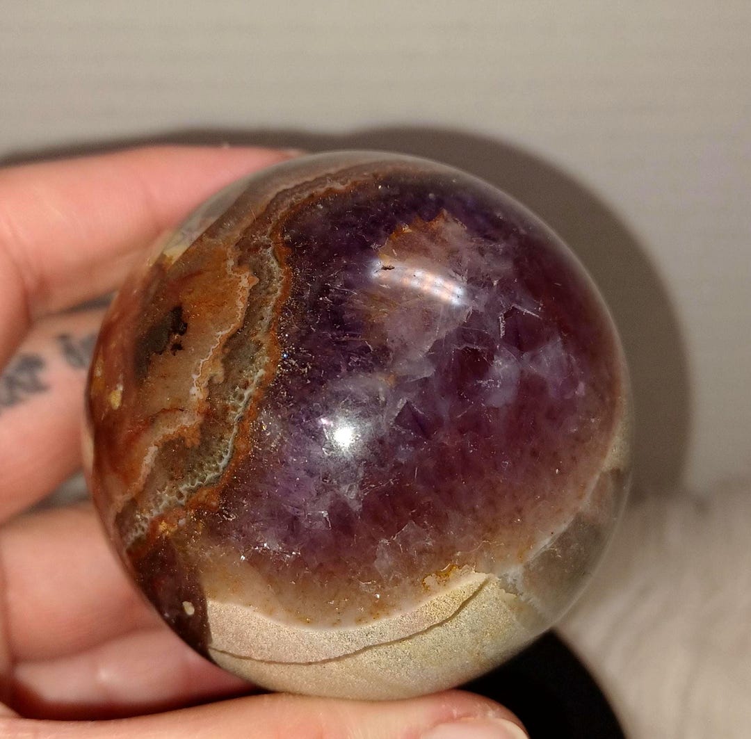 Absolutely Stunning Super Seven Sphere - Etsy