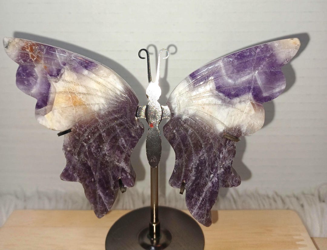 Butterfly Wings Shaped Carving Includes Butterfly Stand - Etsy
