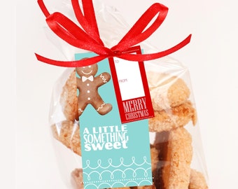 Holiday Baking GIFT TAGS- 27 Gingerbread Theme Personalized Gift Tags ...