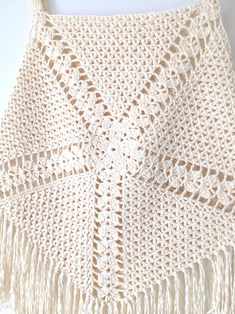 Cream Halter Top Boho Ivory crochet Crop Festival Boho Top | Etsy