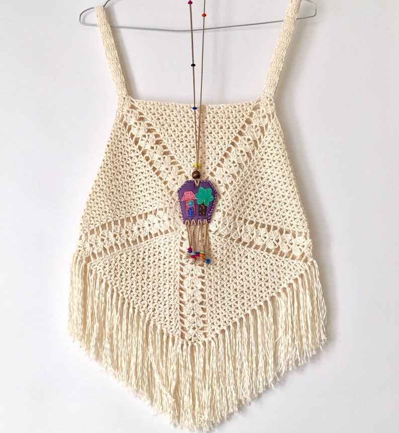 Cream Halter Top Boho Ivory crochet Crop Festival Boho Top | Etsy