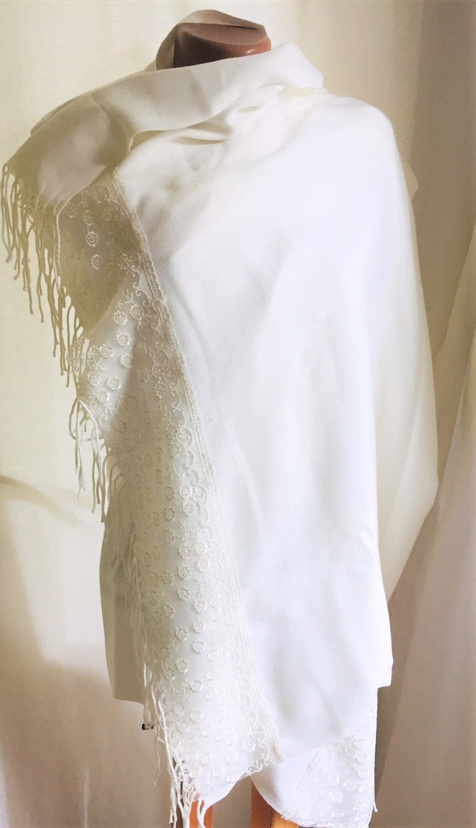 Wedding Shawl Bridal Shawl Cream Ivory Beige Wrap Shawl | Etsy