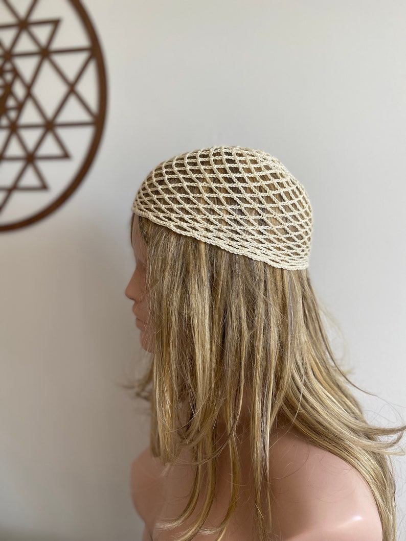 Autumn Crochet Mesh Hat: All Color Skull Cap, Netted Mesh Beanie ...