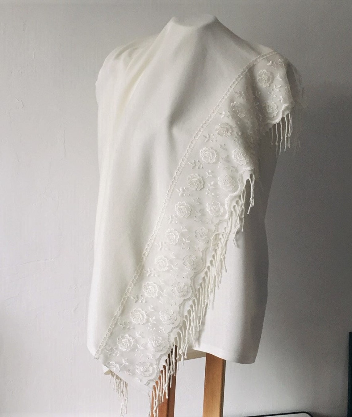 Wedding Shawl Bridal Shawl Cream Ivory Beige Wrap Shawl | Etsy