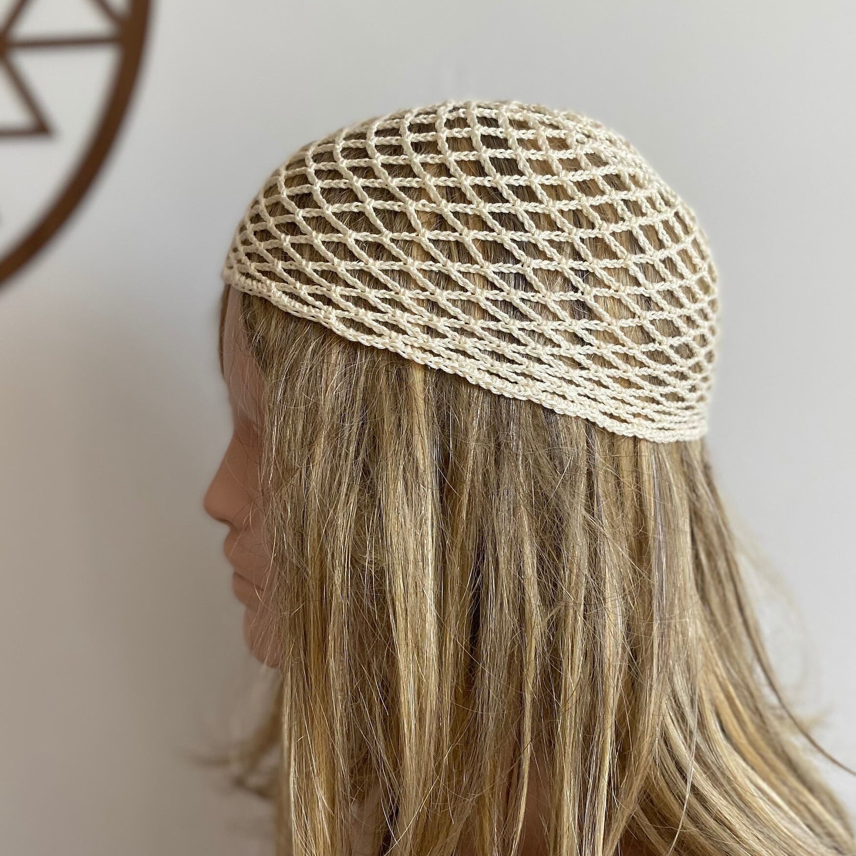 Autumn Crochet Mesh Hat: All Color Skull Cap, Netted Mesh Beanie ...
