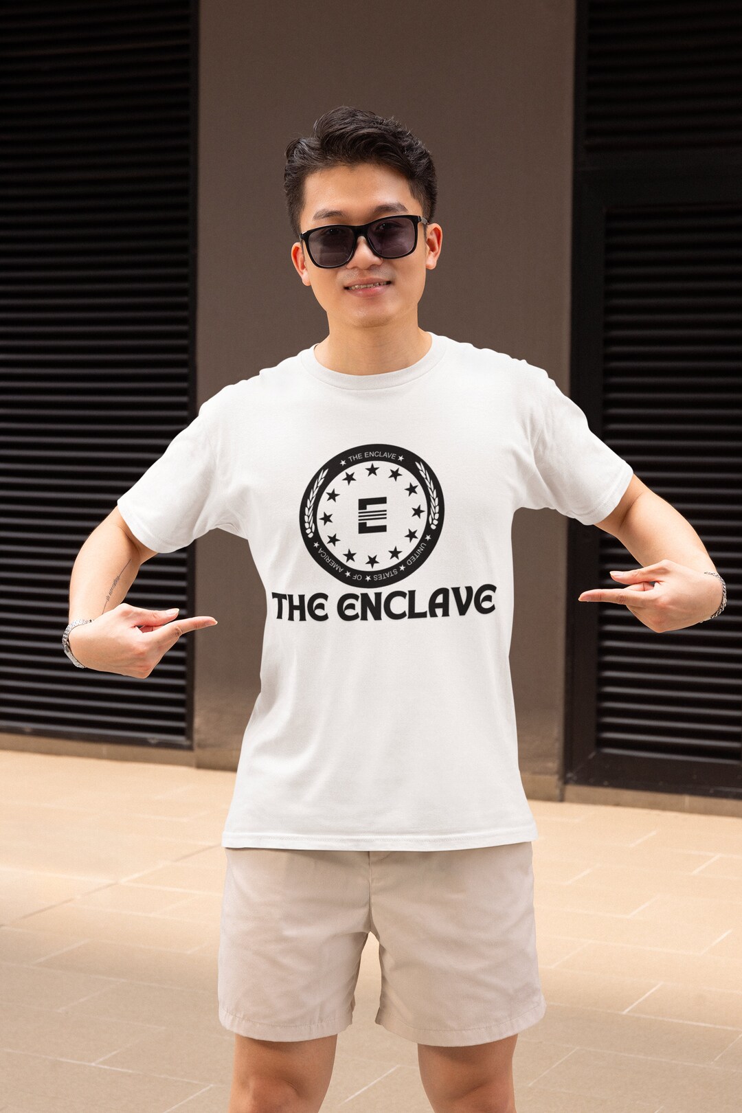 Fallout Enclave Logo Shirt , Video Game Apparel, Gamer Clothing ...