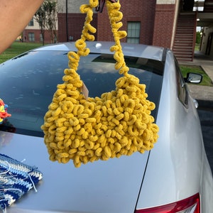 Trendy Crochet Loop Bag - Etsy