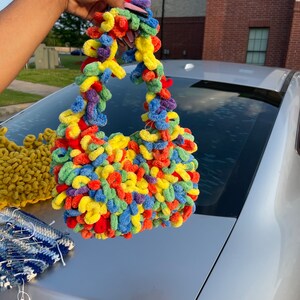 Trendy Crochet Loop Bag - Etsy