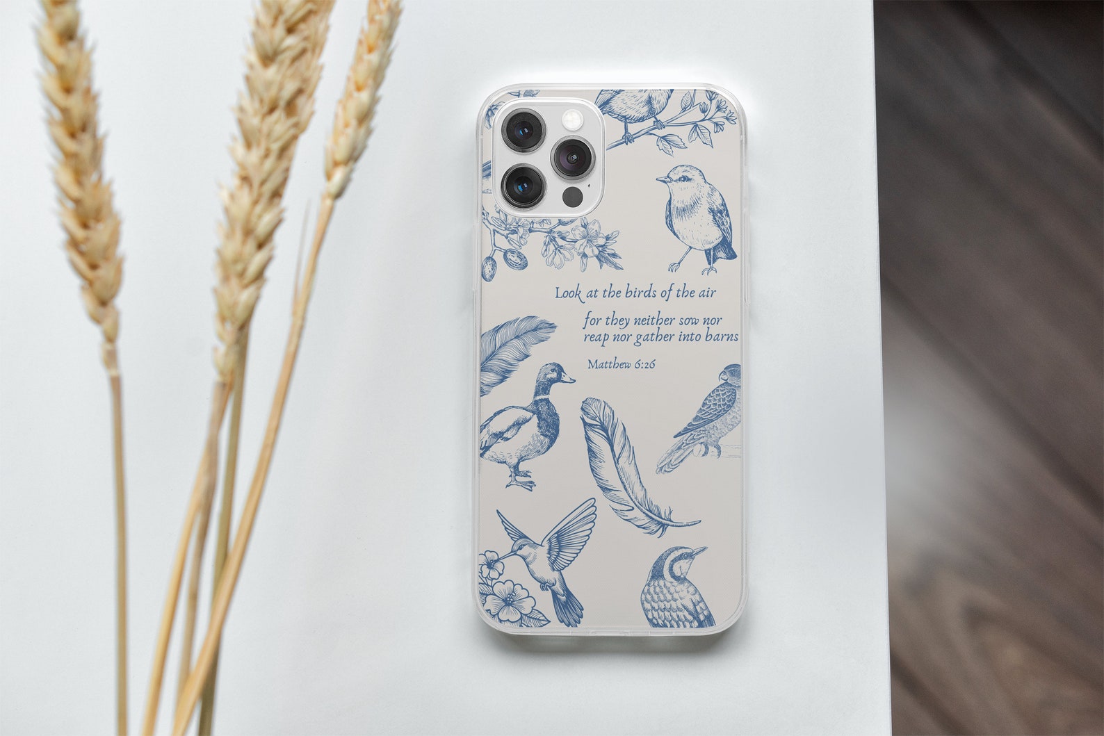 Birds of the Air Toile Sketch iPhone Case - Minimalistic Sketch Design ...