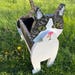 Personalized Wooden Cat Planter Box - Etsy