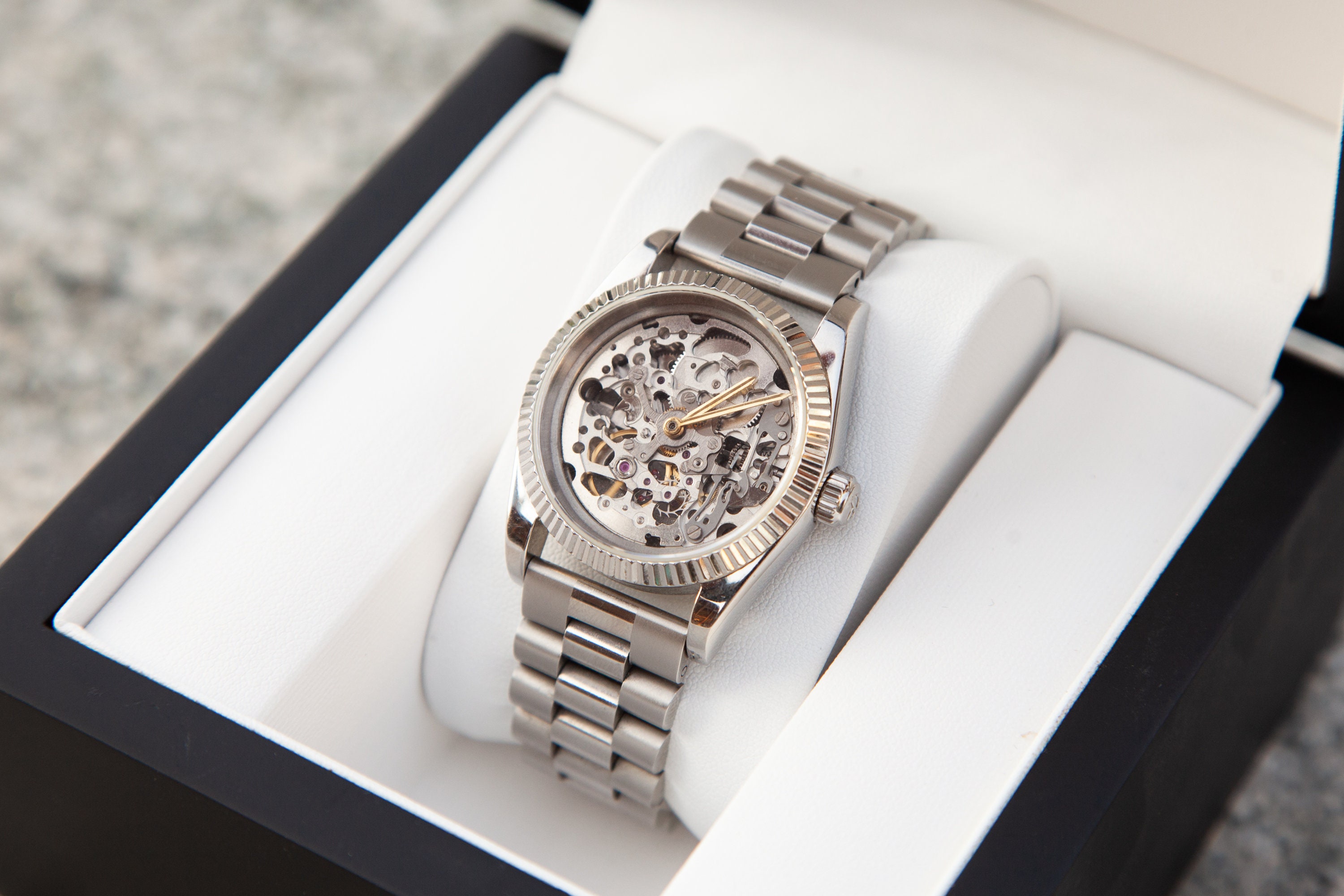 Skeleton Watch Made in Italy Woman Silver Jubilee PRE_ORDER - Etsy