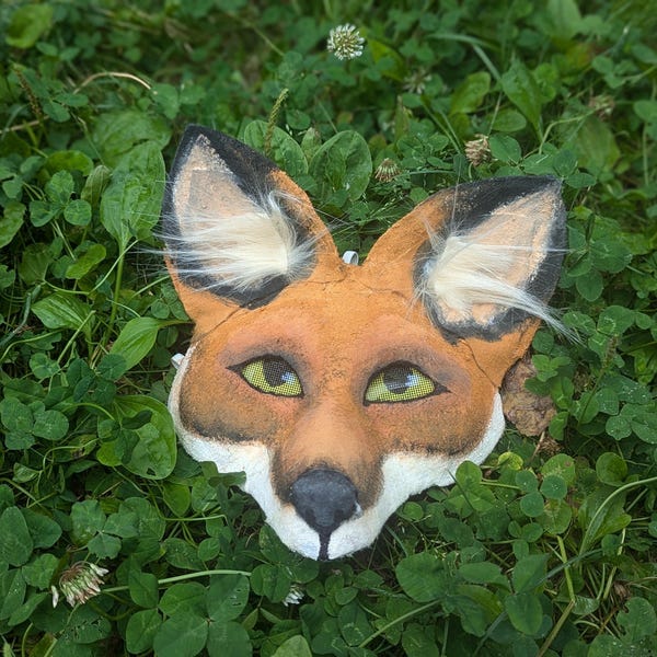 Red Fox Mask - Etsy