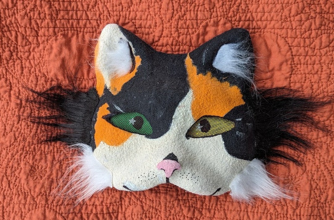 Calico Cat Therian or Cosplay Mask - Etsy