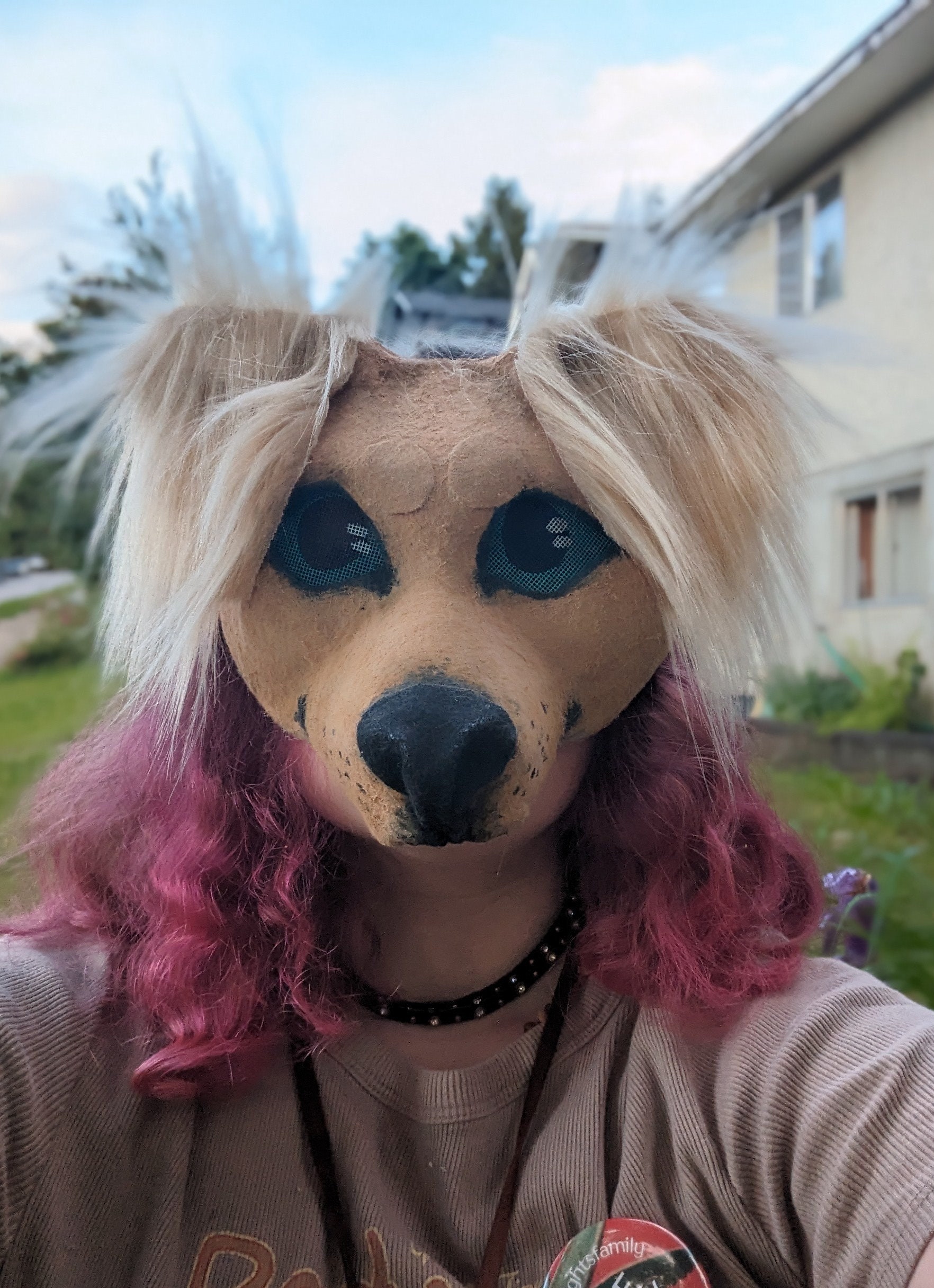Golden Retriever Dog Therian or Cosplay Mask - Etsy