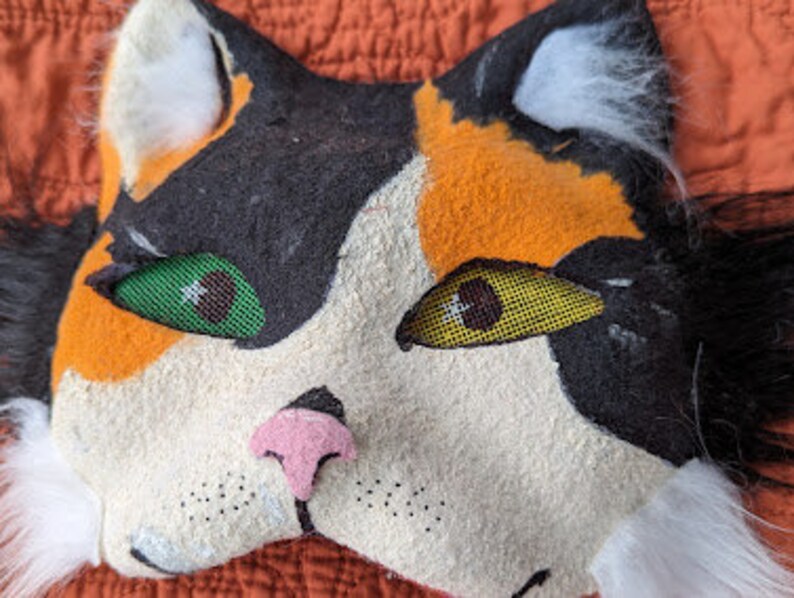 Calico Cat Therian or Cosplay Mask - Etsy