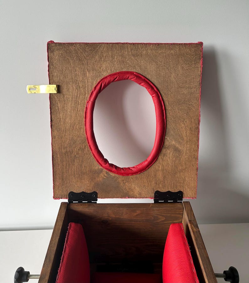 Smotherbox Queening Chair Red Seat, Fetish Bondage Furniture Device ...