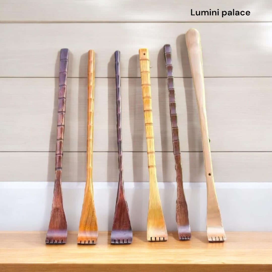 Handmade Wood Back Scratcher - Long Handle Wooden Back Scratcher ...