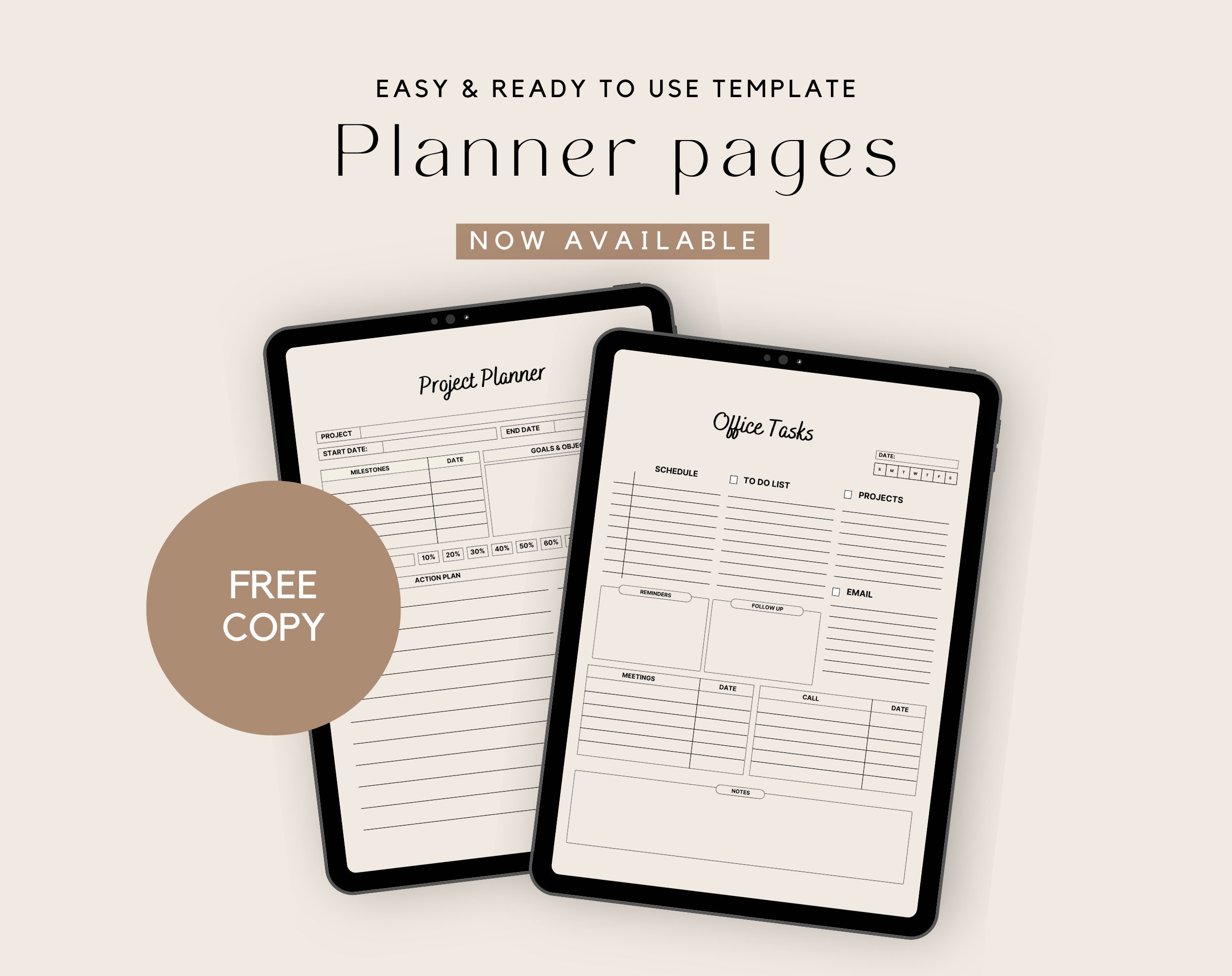 Office Tasks Planner, Office Organizer Template, Printable Office ...