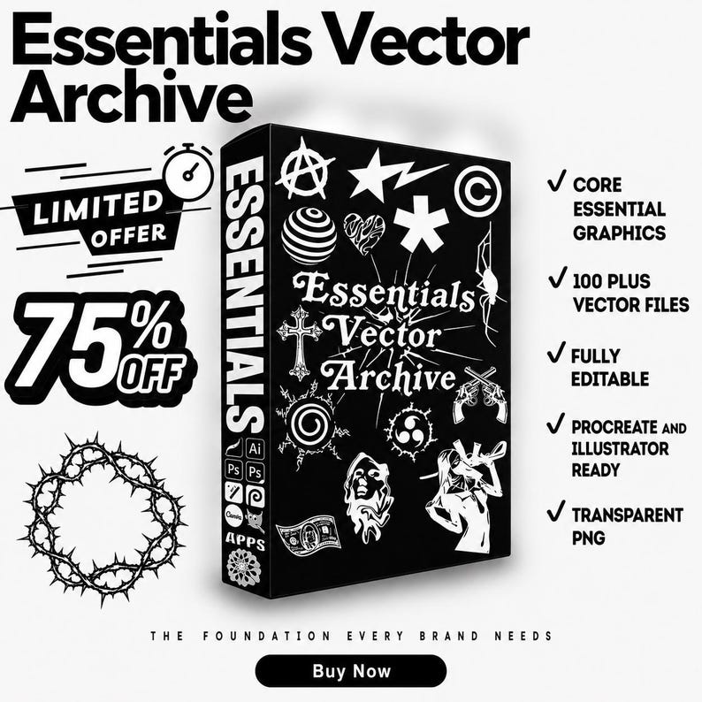 Essential Vector Pack – Must-have Clothing Brand Design Assets for ...