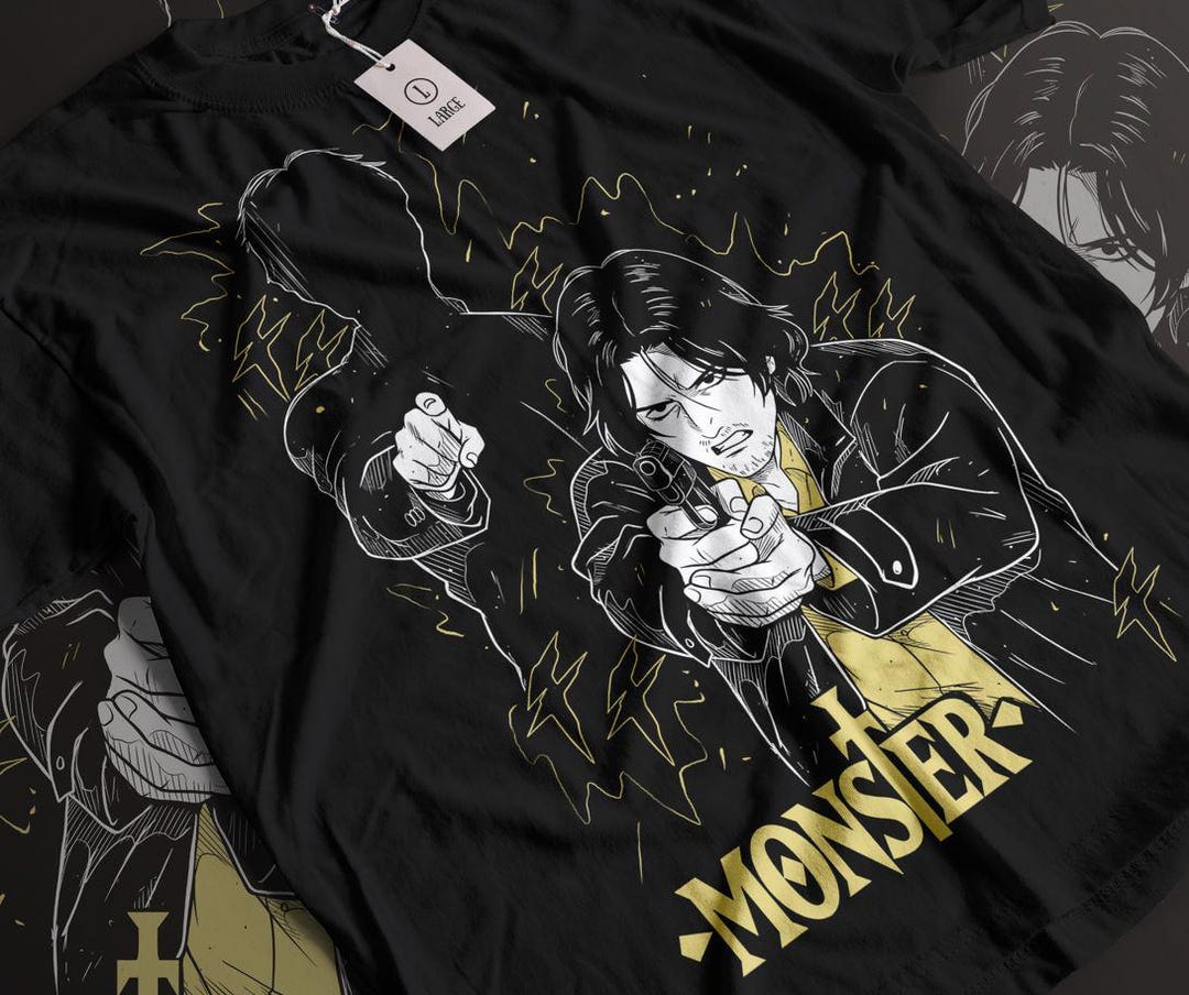 Monster Johan Liebert Kenzo Tenma Unisex Shirt , Monster Anime Shirt ...