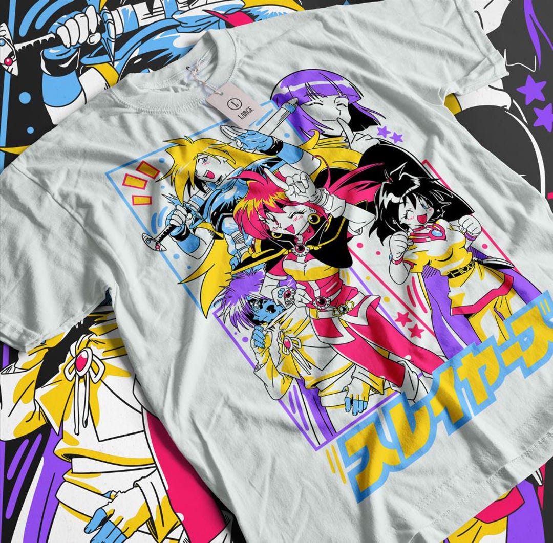 Unisex the Slayers Naga the Serpent Retro Anime T-shirt, Lina Inverse ...