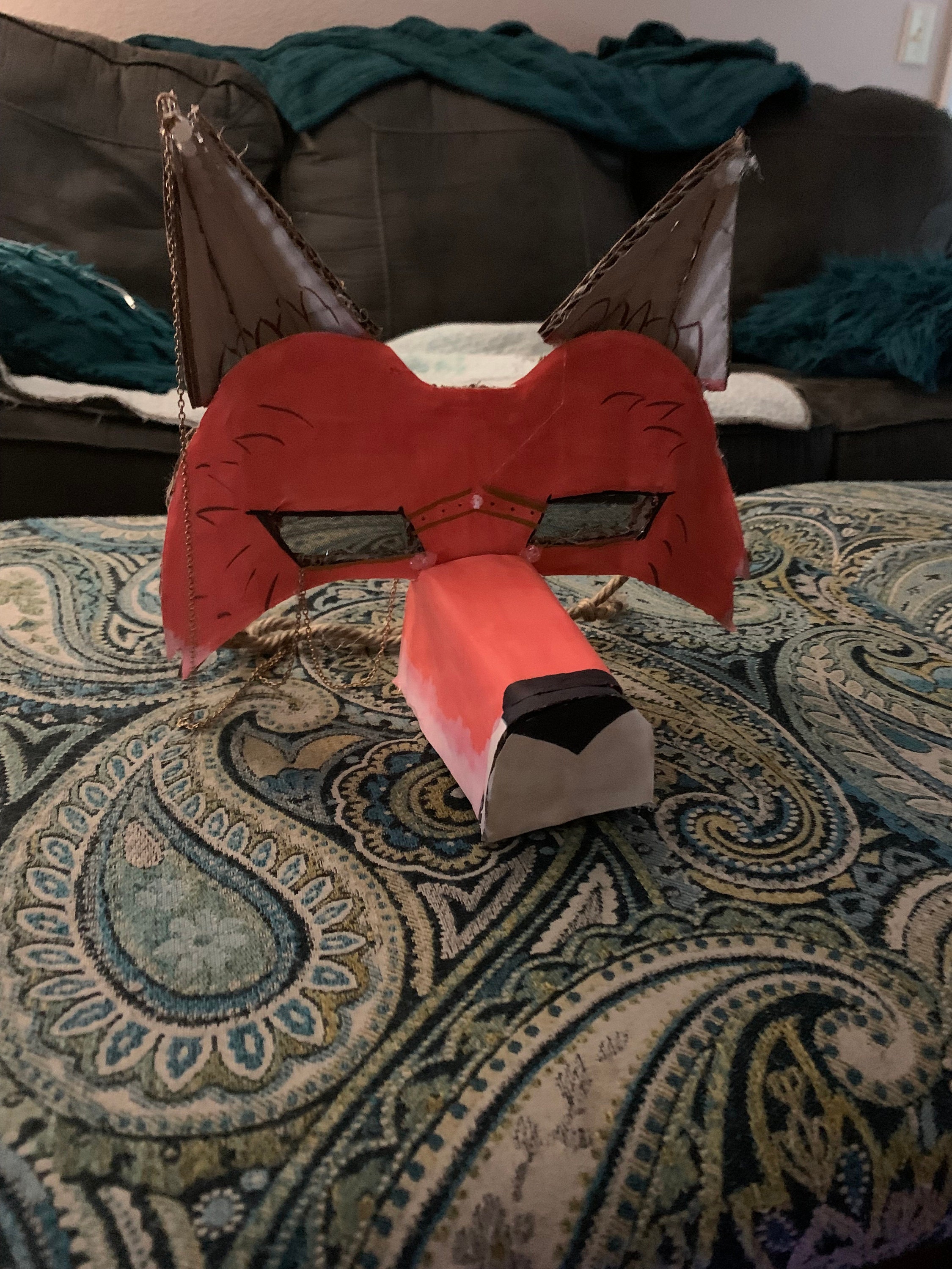 Red Fox Mask - Etsy