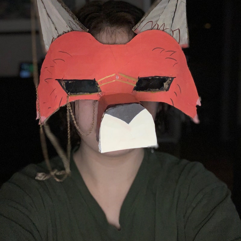 Red Fox Therian Mask - Etsy