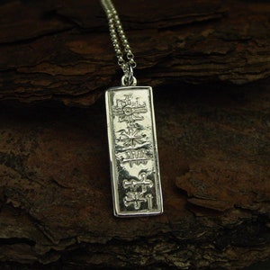 Cuneiform Ishtar Inanna Astarte Assyrian Goddess of Love & War Necklace ...